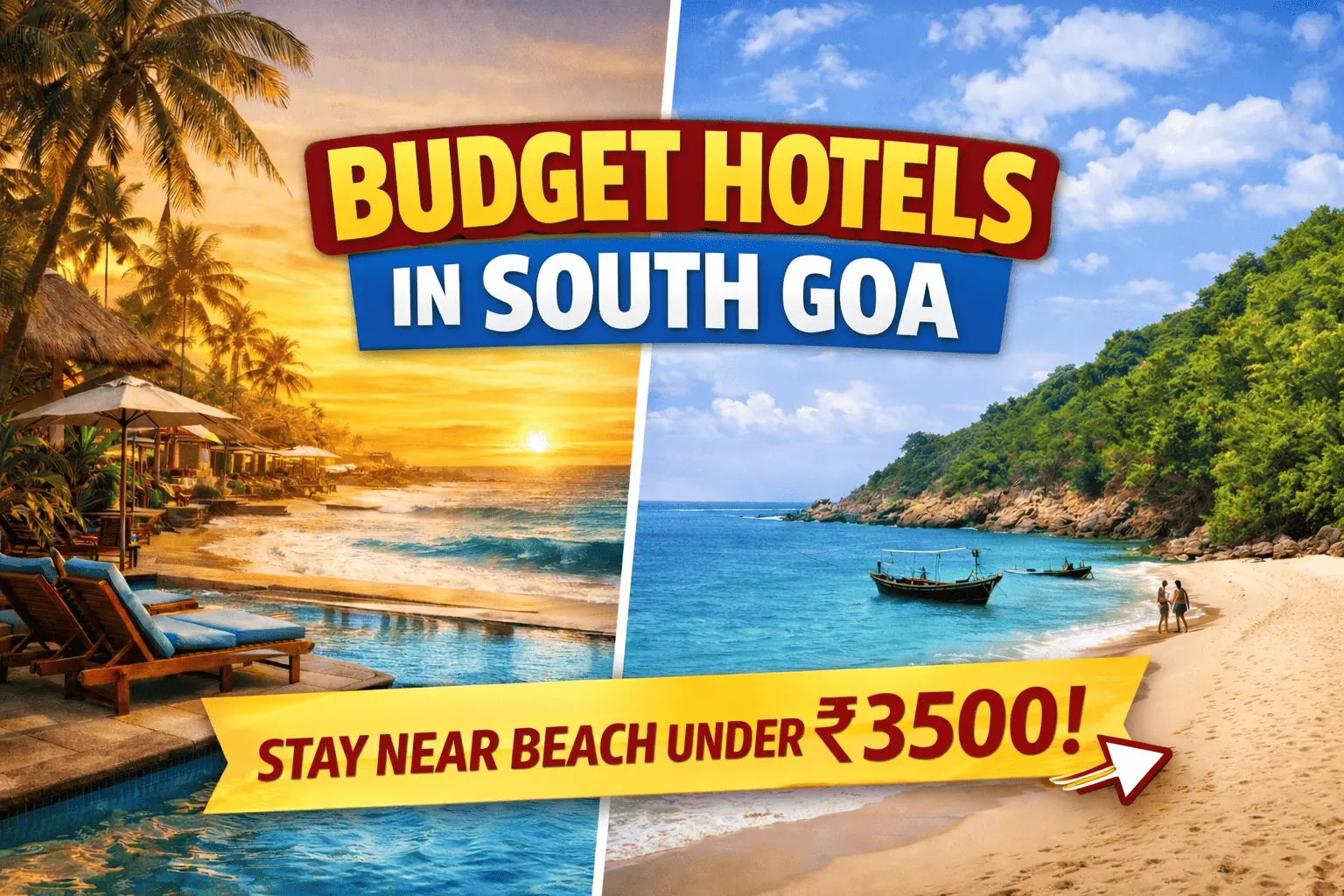 Budget Hotels in South Goa Under ₹3500 – Top 5 Stays